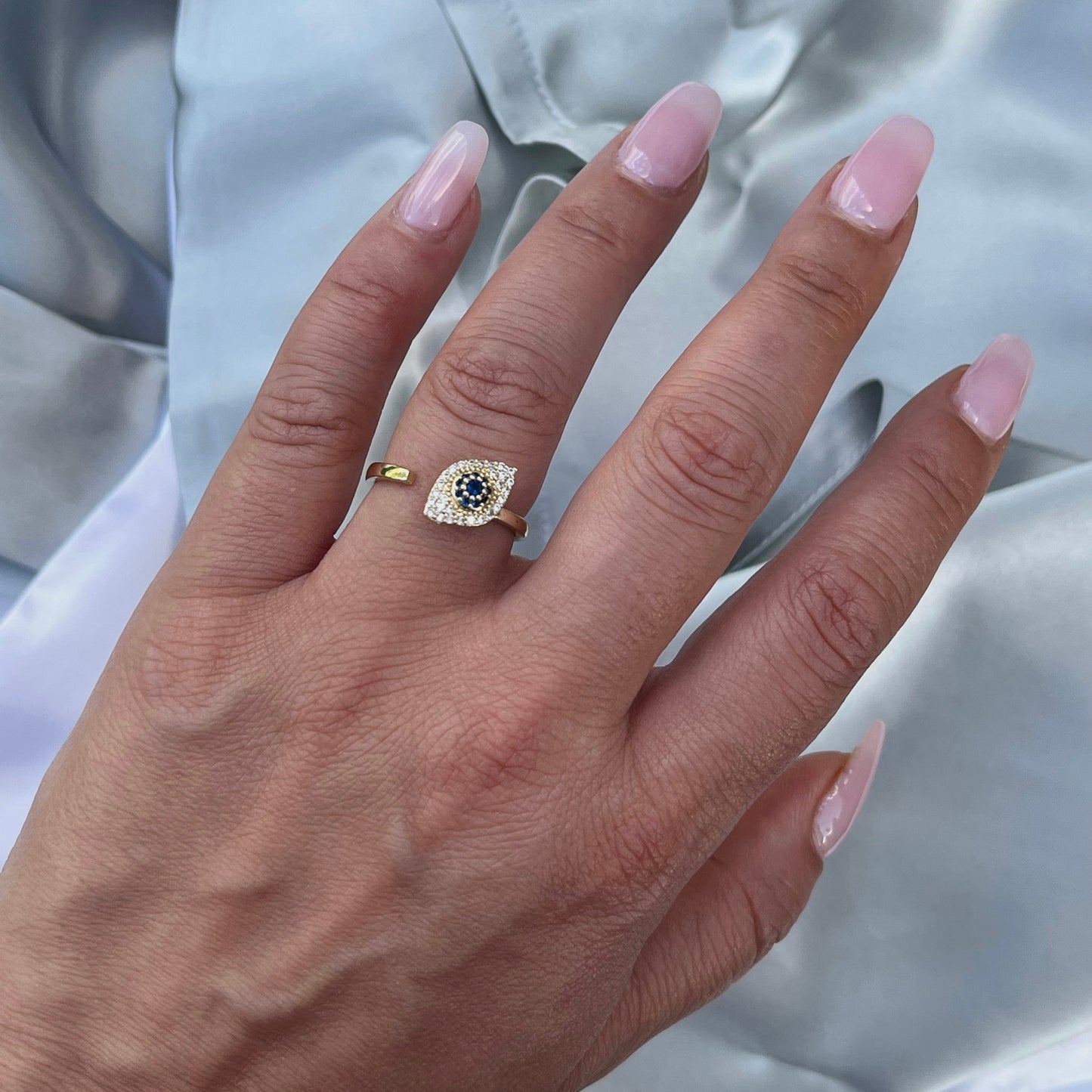 Evil Eye Spinner Ring – ZEN THEORY