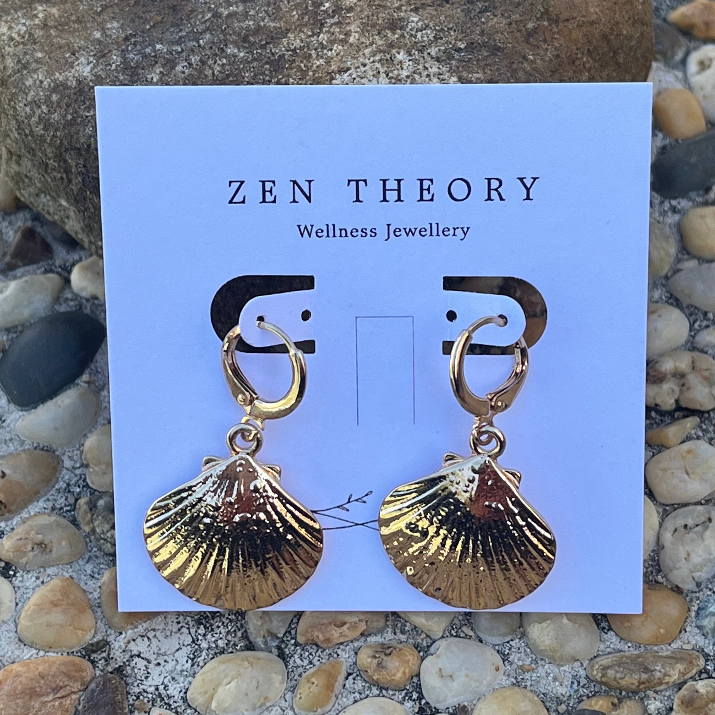 Seashell Coastal Earrings – ZEN THEORY